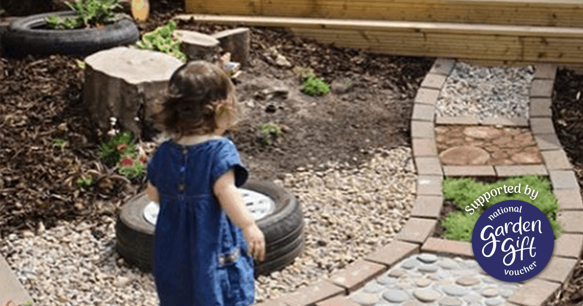 Sensory path - National Children's Gardening Week